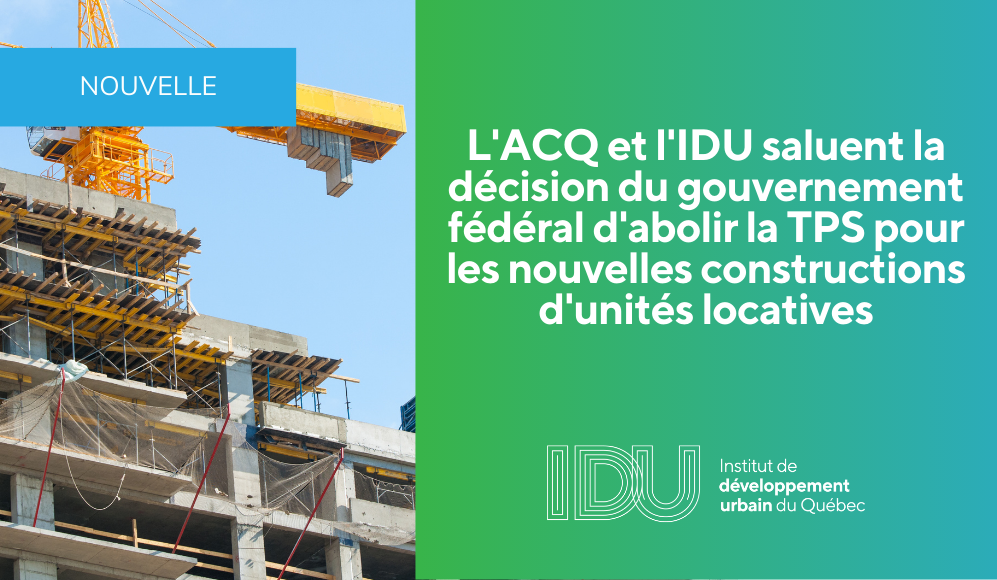 L'ACQ et l'IDU saluent la décision du gouvernement fédéral d'abolir la ...