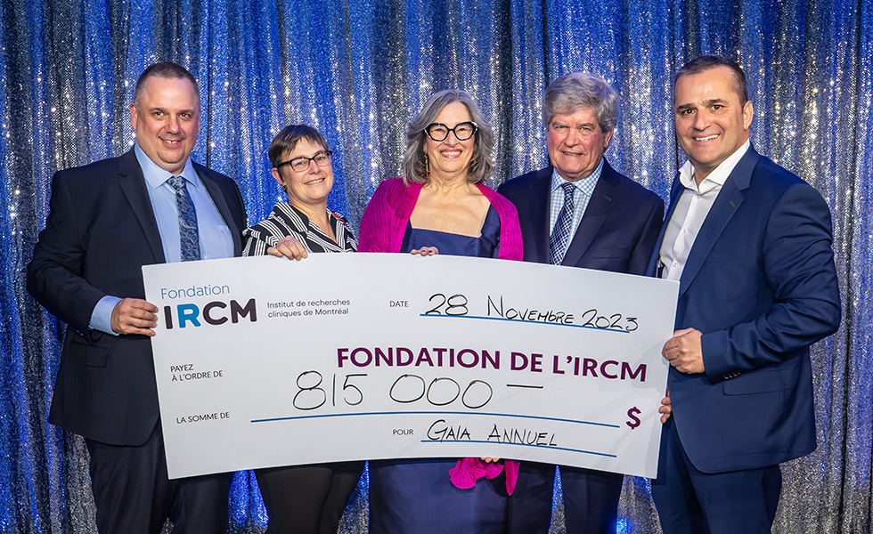 Gala annuel de la Fondation de l’IRCM: un montant record au profit de la recherche en santé - IRCM