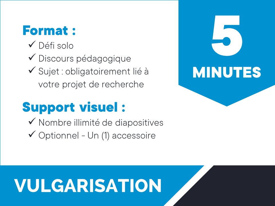 Défi de vulgarisation - IRCM