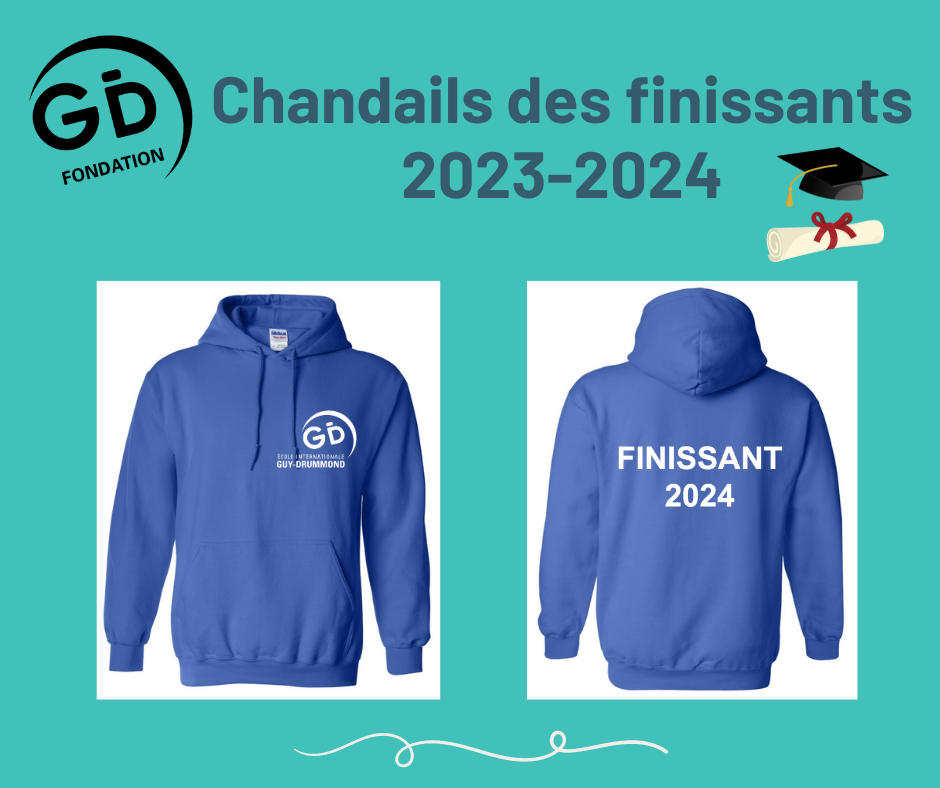 Vente de chandails FINISSANTS 2023-2024