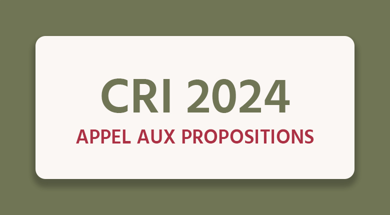 Convergence, Recherche et Intervention (CRI 2024) : Appel de ...