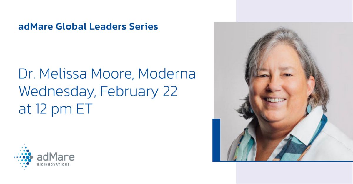 adMare Global Leaders Series Featuring Dr. Melissa Moore: Making History with mRNA Technology