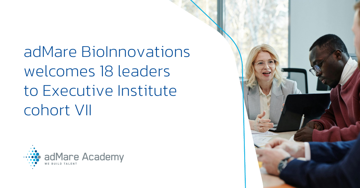 adMare BioInnovations Welcomes Cohort VII of the Executive Institute
