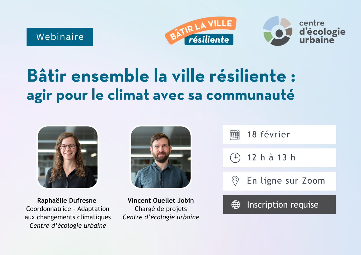 Bâtir ensemble la ville résiliente : agir pour le climat avec sa ...