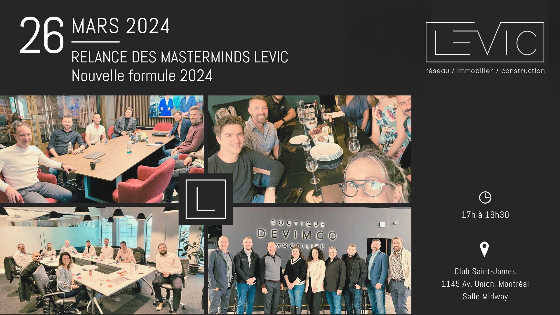 Relance des Masterminds LEVIC