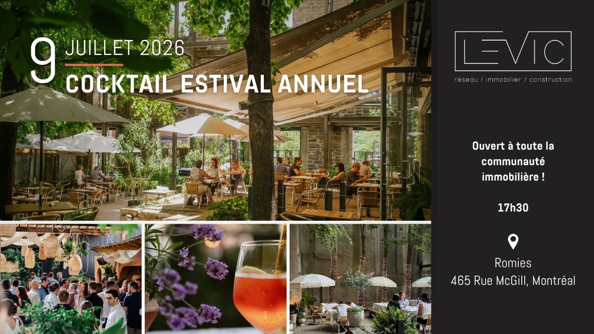 Inscriptions · Cocktail d'été LEVIC 2026