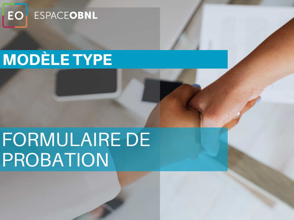 Modèles type de documents administratifs pour OBNL | ESPACE OBNL