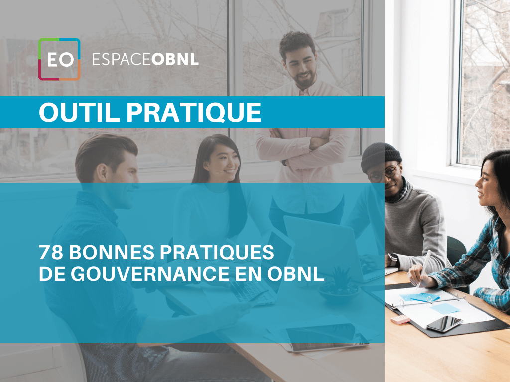 78 bonnes pratiques de gouvernance en OBNL | ESPACE OBNL