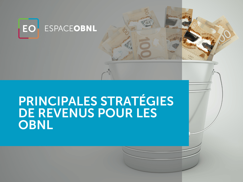 Principales stratégies de revenus pour les OBNL | ESPACE OBNL