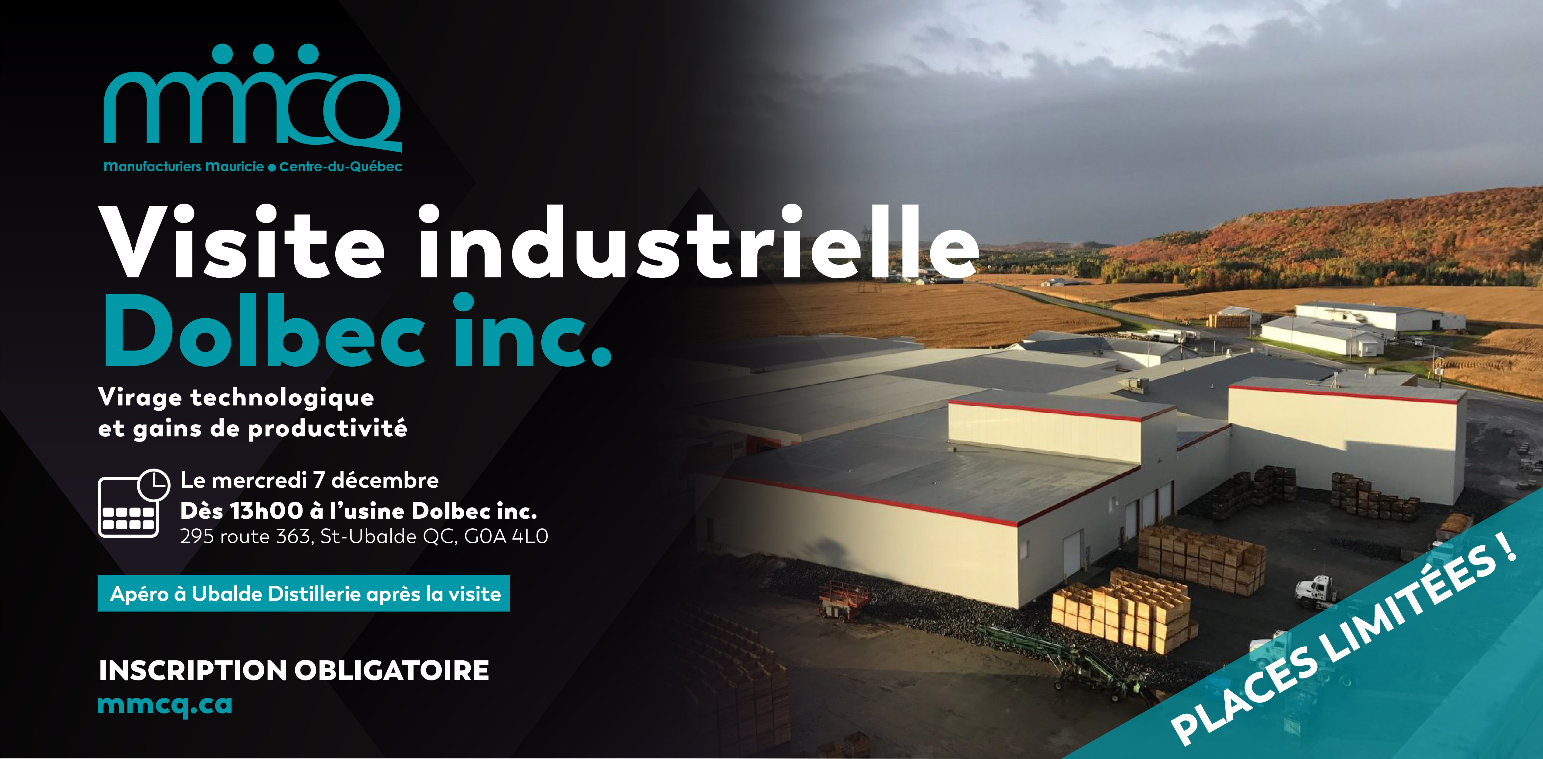 Visite industrielle Dolbec inc Manufacturier Mauricie Centre-du-Québec