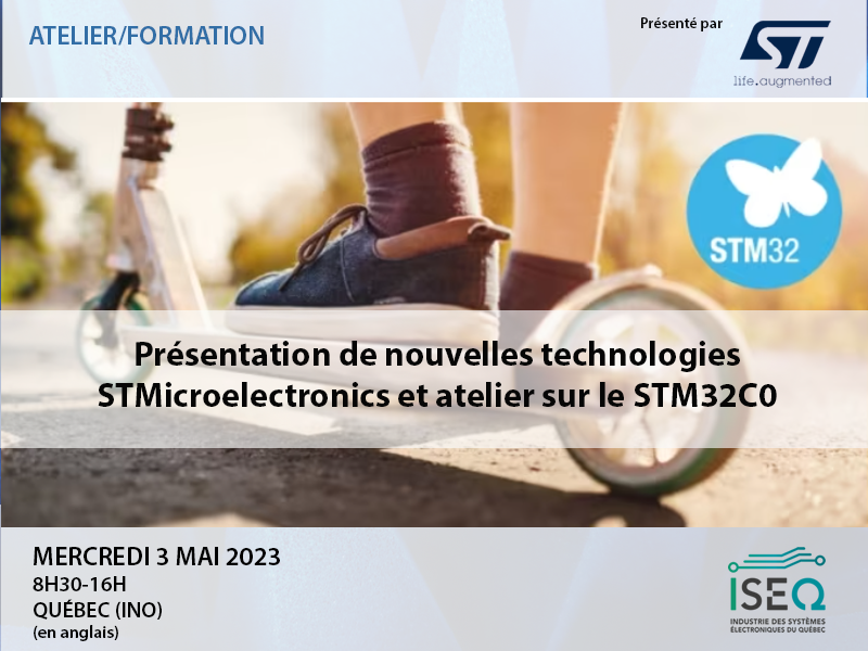 STMicroelectronics: Présentation de nouvelles technologies et atelier ...