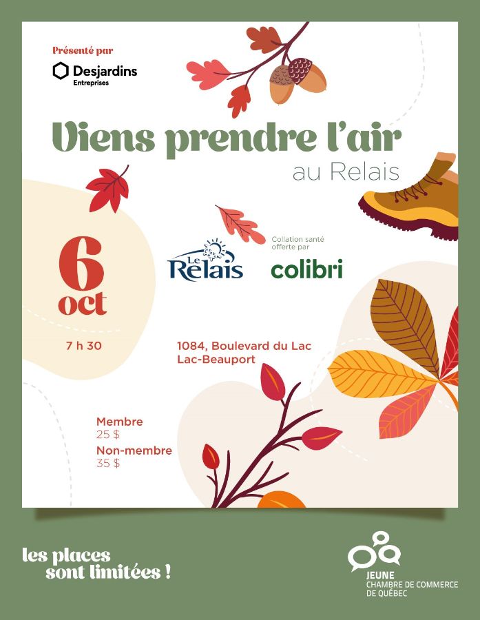 Viens prendre l'air au Relais!