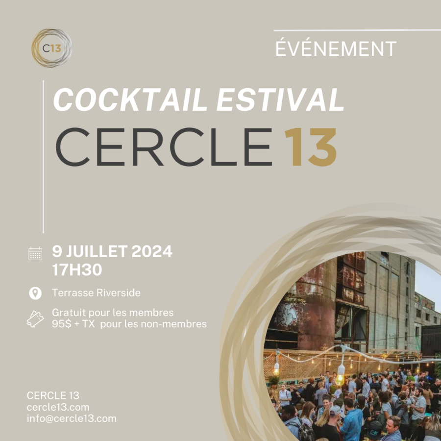 Cocktail estival du Cercle 13 - Édition 2024