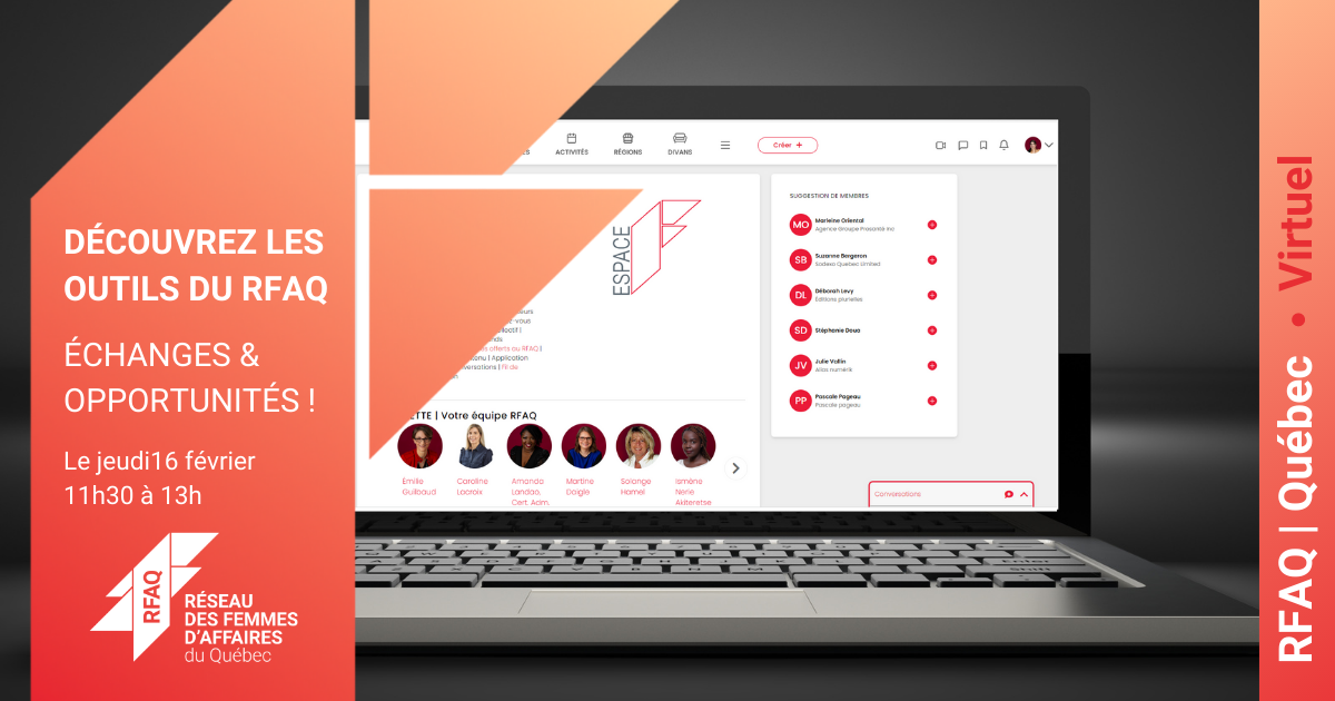 Découvrez les outils du RFAQ – Échanges & Opportunités ! RFAQ